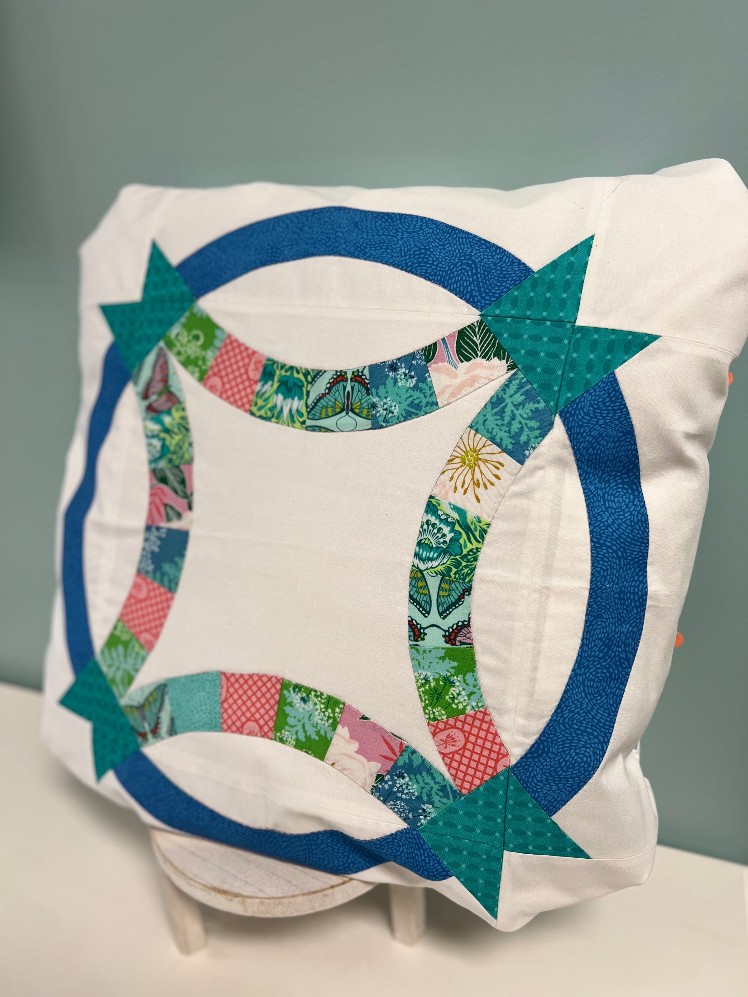 wedding ring cushion pattern